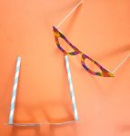 Paper Glasses - Color-in Pretend Glasses Craft * Moms and Crafters
