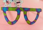 Paper Glasses - Color-in Pretend Glasses Craft * Moms and Crafters