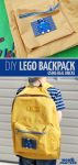 LEGO Backpack using real bricks! * Decorate a Backpack Using Real Bricks!