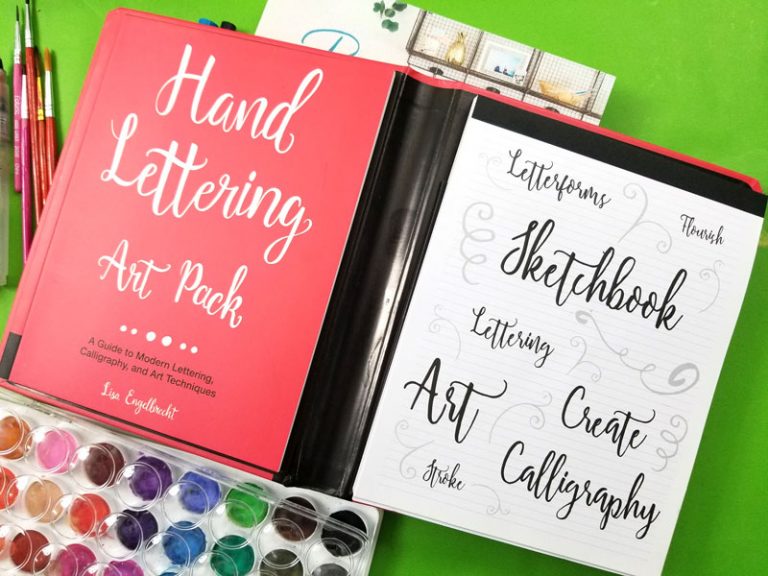 Brush Lettering Books for Beginners * Moms and Crafters
