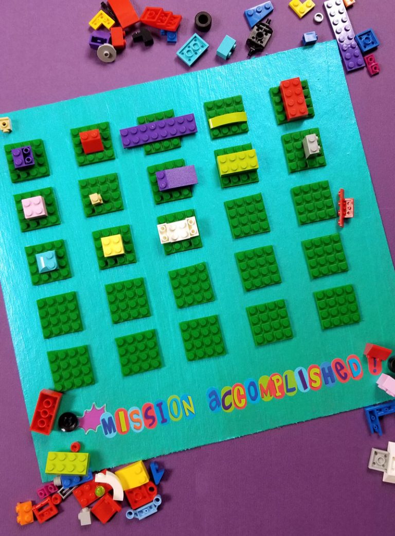 DIY Reward Chart for Kids - With a built-in reward system for LEGO fans!