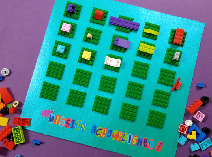 DIY Reward Chart for Kids - With a built-in reward system for LEGO fans!