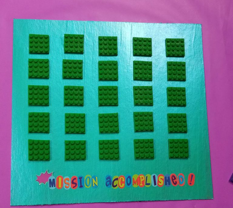 DIY Reward Chart for Kids - With a built-in reward system for LEGO fans!