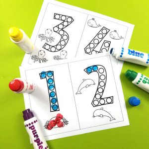 Do A Dot Number Printables * Free Printable - Moms and Crafters