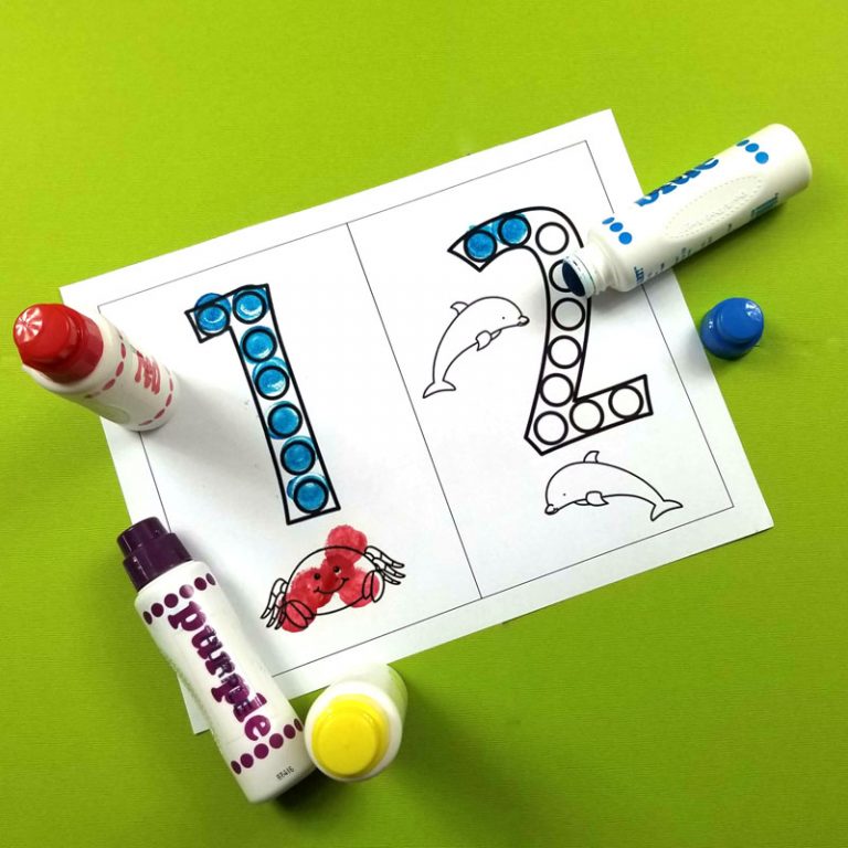 Do A Dot Number Printables * Free Printable - Moms and Crafters