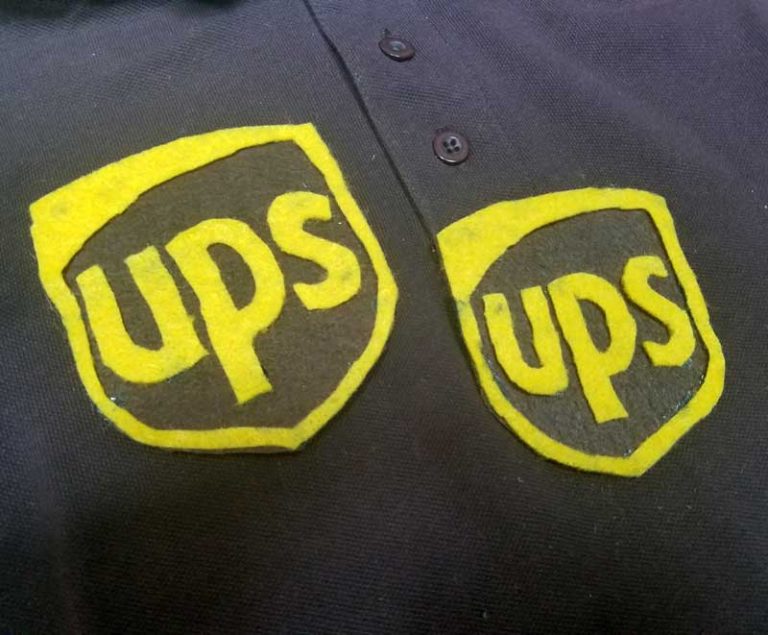 UPS Delivery Costume - DIY Real Clothing Costume * Moms and Crafters