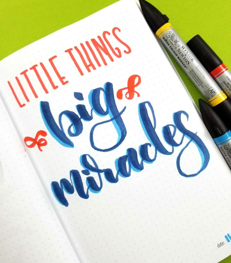 Lettering Journal - Creative Word Art Diary * Moms and Crafters