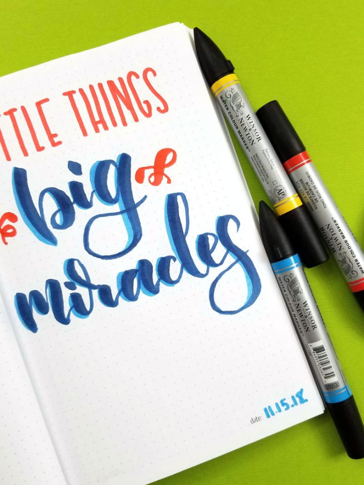 Lettering Journal - Creative Word Art Diary * Moms and Crafters