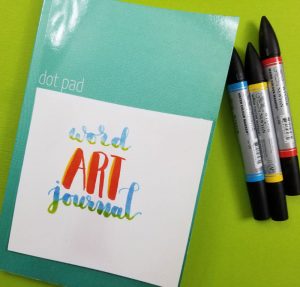 Lettering Journal - Creative Word Art Diary * Moms and Crafters
