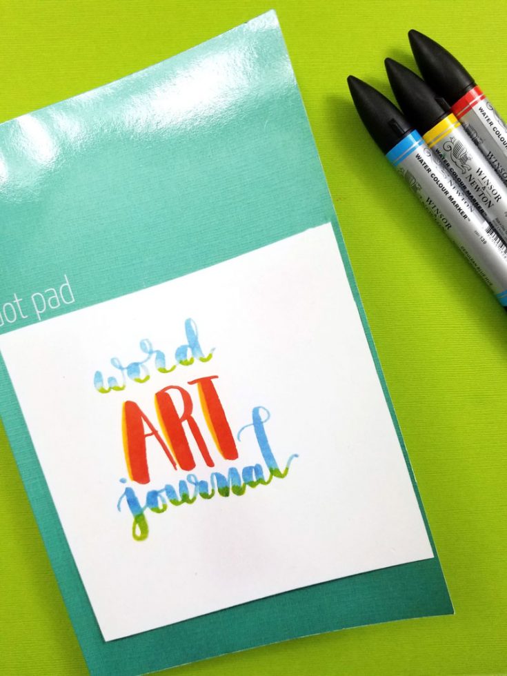 Lettering Journal - Creative Word Art Diary * Moms and Crafters
