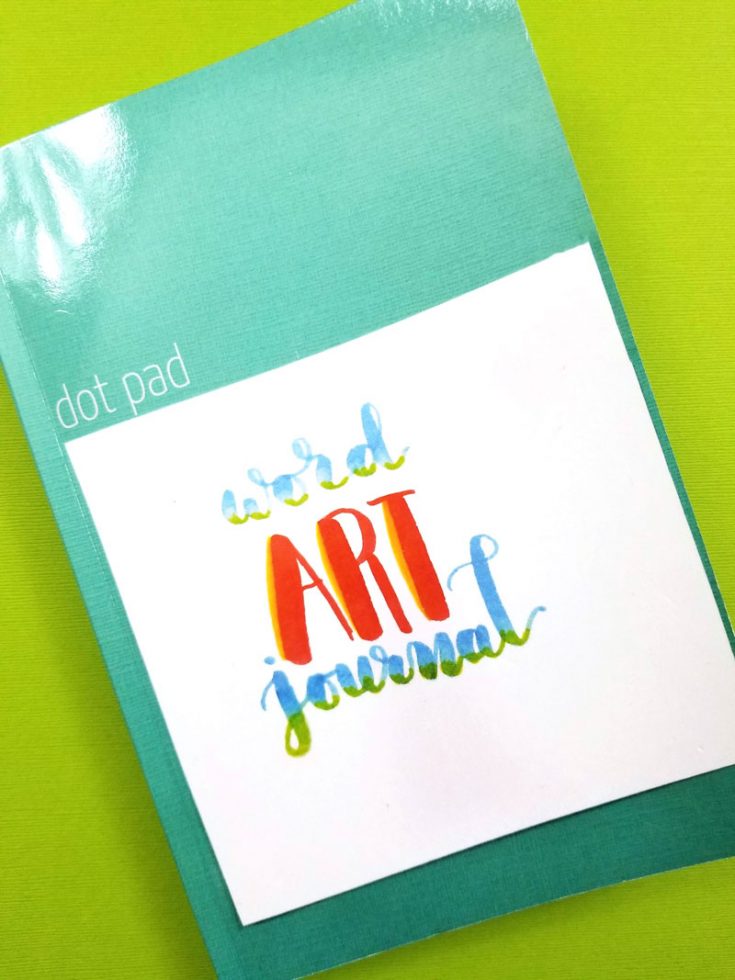 Lettering Journal - Creative Word Art Diary * Moms and Crafters