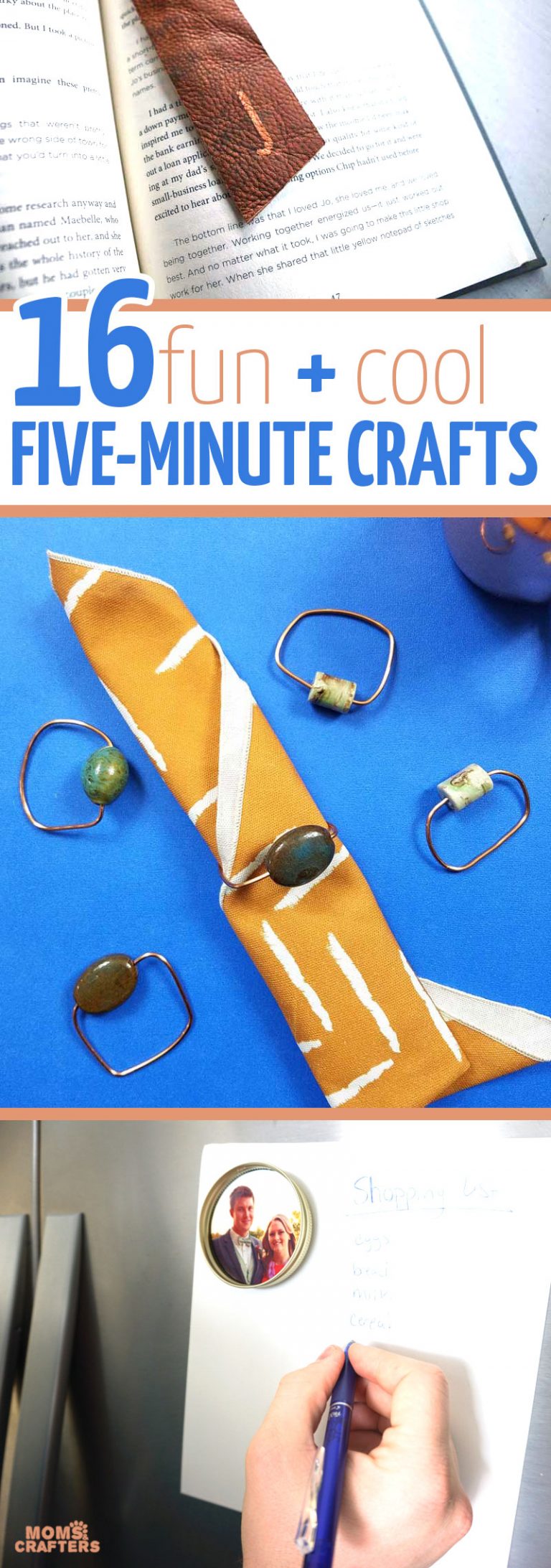 Five Minute Craft Ideas - For Kids, Home, & More! * Moms and Crafters