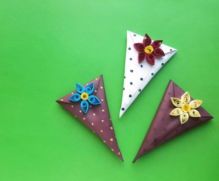 Cone gift box tutorial - a fun DIY gift wrap idea! * Moms and Crafters