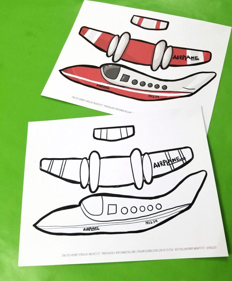 Easy Paper Airplane Templates to Print, Color, Craft, and fly!