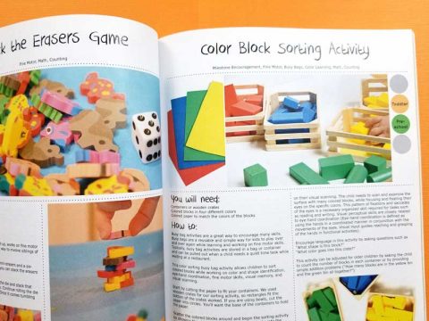 Activities Book for Kids - Learn With Play * Moms and Crafters