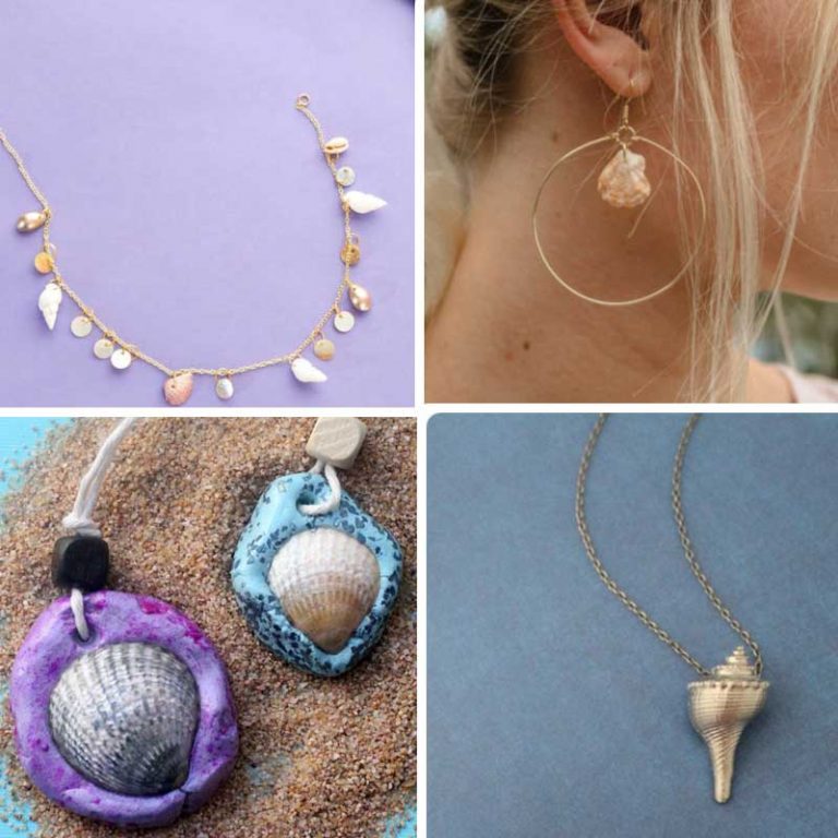 DIY Seashell Jewelry - Bracelets, Earrnings, and Necklaces!