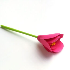 Paper Crocus Flowers with a free printable template, of course!