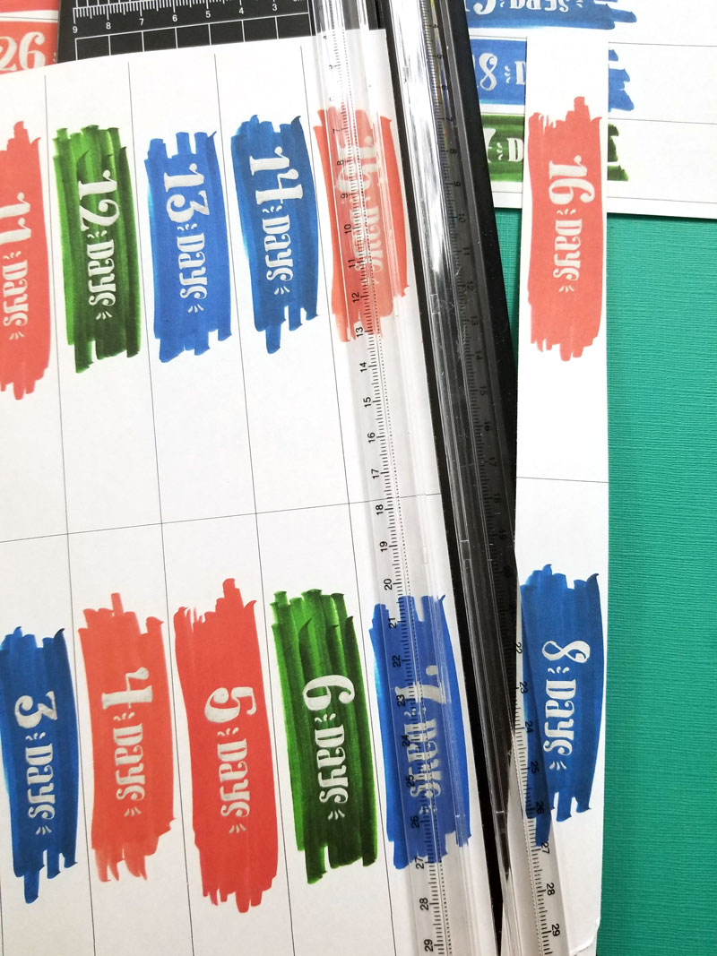 Free printable vacation countdown calendar - Paper Chain