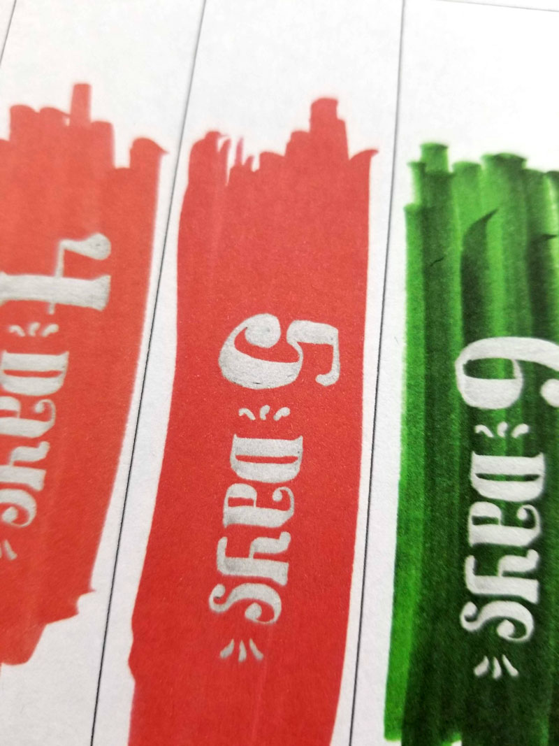 Free printable vacation countdown calendar - Paper Chain