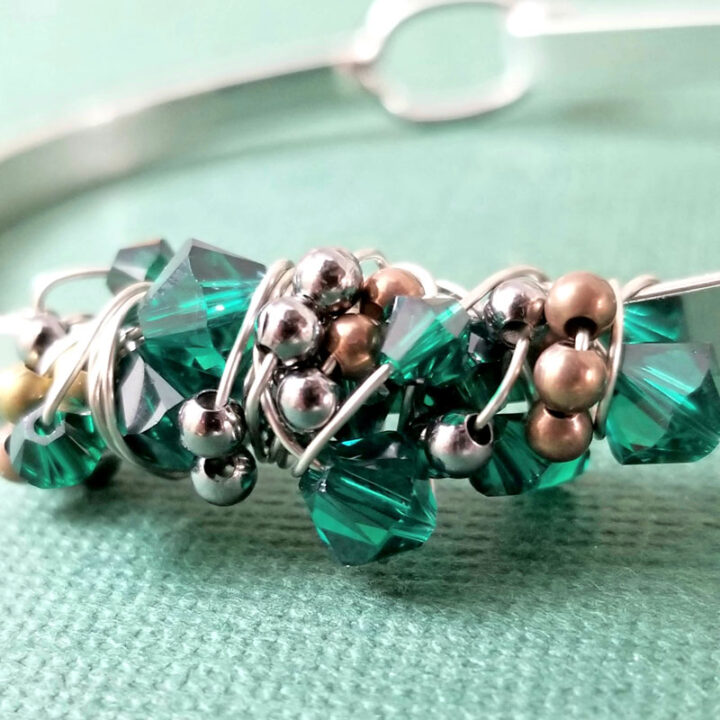 Wire Wrapped Bangle Bracelet Tutorial - the Stunning Sloppy Wrap