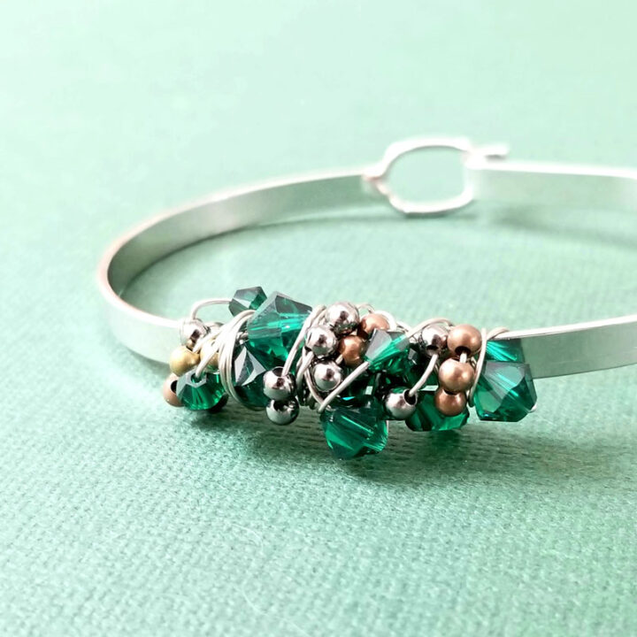 Wire Wrapped Bangle Bracelet Tutorial - the Stunning Sloppy Wrap