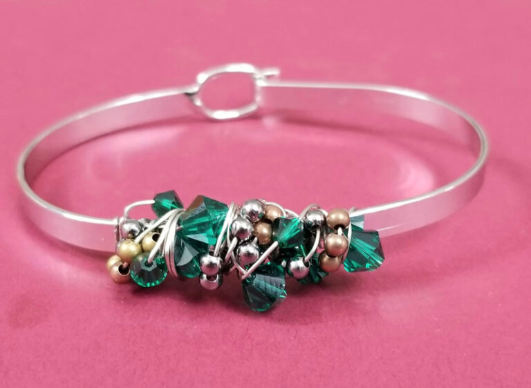 Wire Wrapped Bangle Bracelet Tutorial - the Stunning Sloppy Wrap