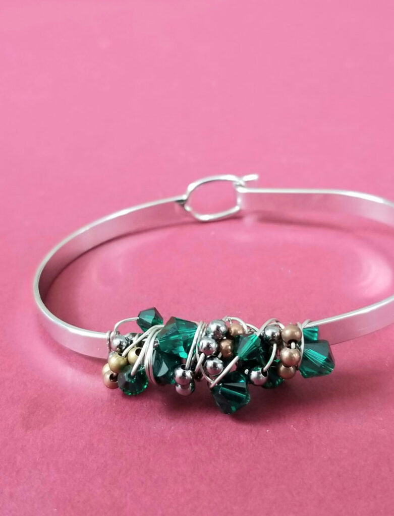 Wire Wrapped Bangle Bracelet Tutorial - the Stunning Sloppy Wrap
