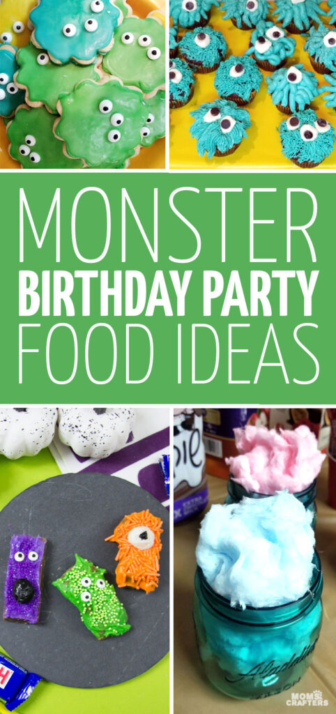 Cool Monster Birthday Party Food Ideas * Moms and Crafters