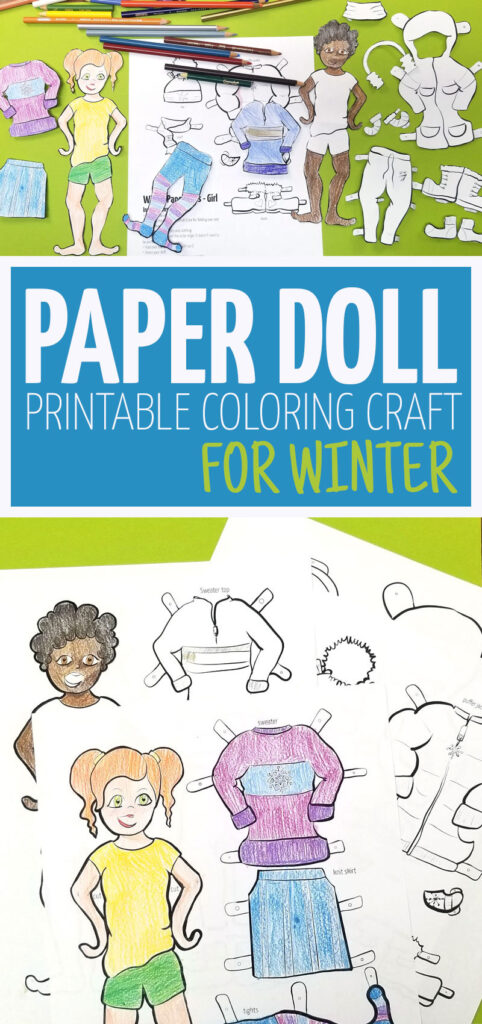 Paper Doll Printables - Winter Clothing and Outerwear * Moms and Crafters