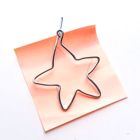 Wire Wrapped Ornaments - Wire Wrapped Star and Angel * Moms and Crafters
