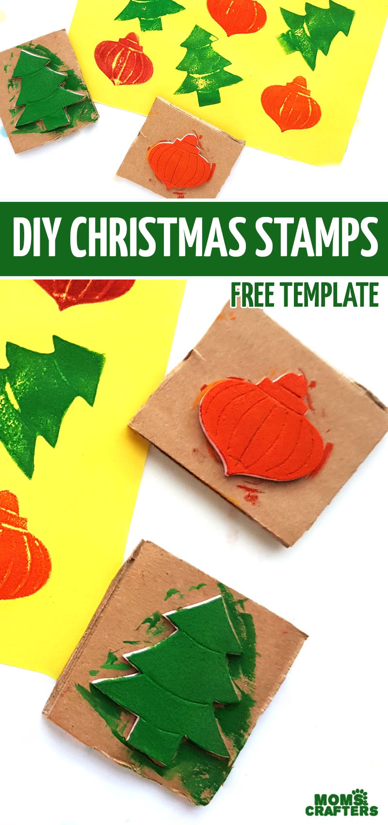 DIY Christmas Stamps * Moms and Crafters