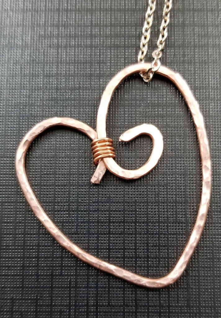 Wire Heart Pendant Tutorial - Hammered Jewelry Basics