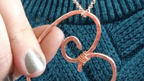 Wire Heart Pendant Tutorial - Hammered Jewelry Basics