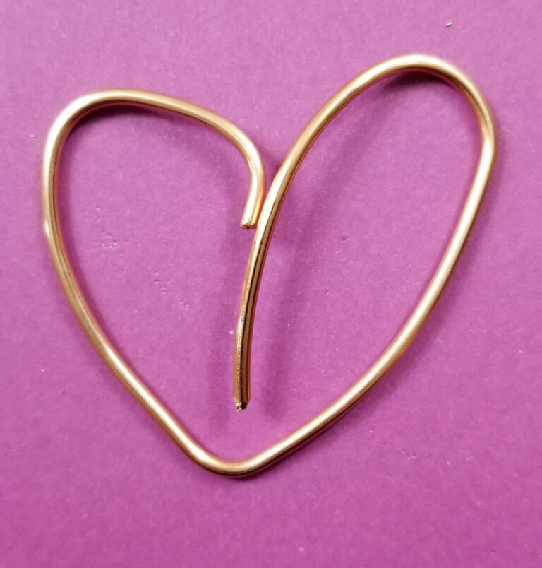 Wire Heart Pendant Tutorial - Hammered Jewelry Basics