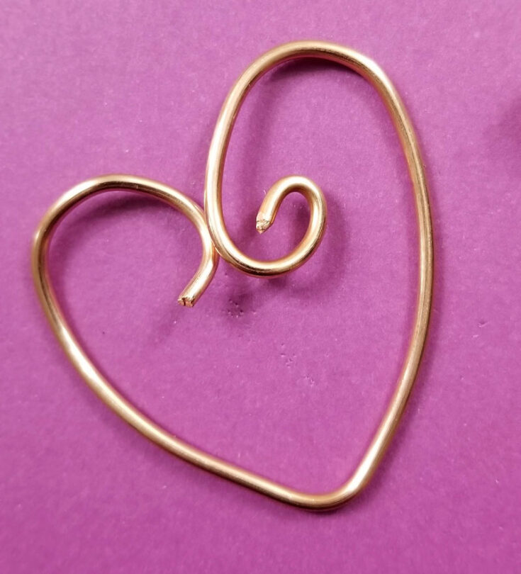 Wire Heart Pendant Tutorial - Hammered Jewelry Basics