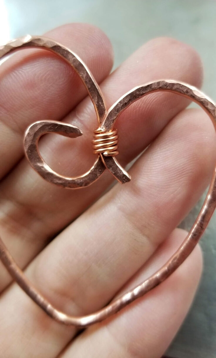 Wire Heart Pendant Tutorial - Hammered Jewelry Basics