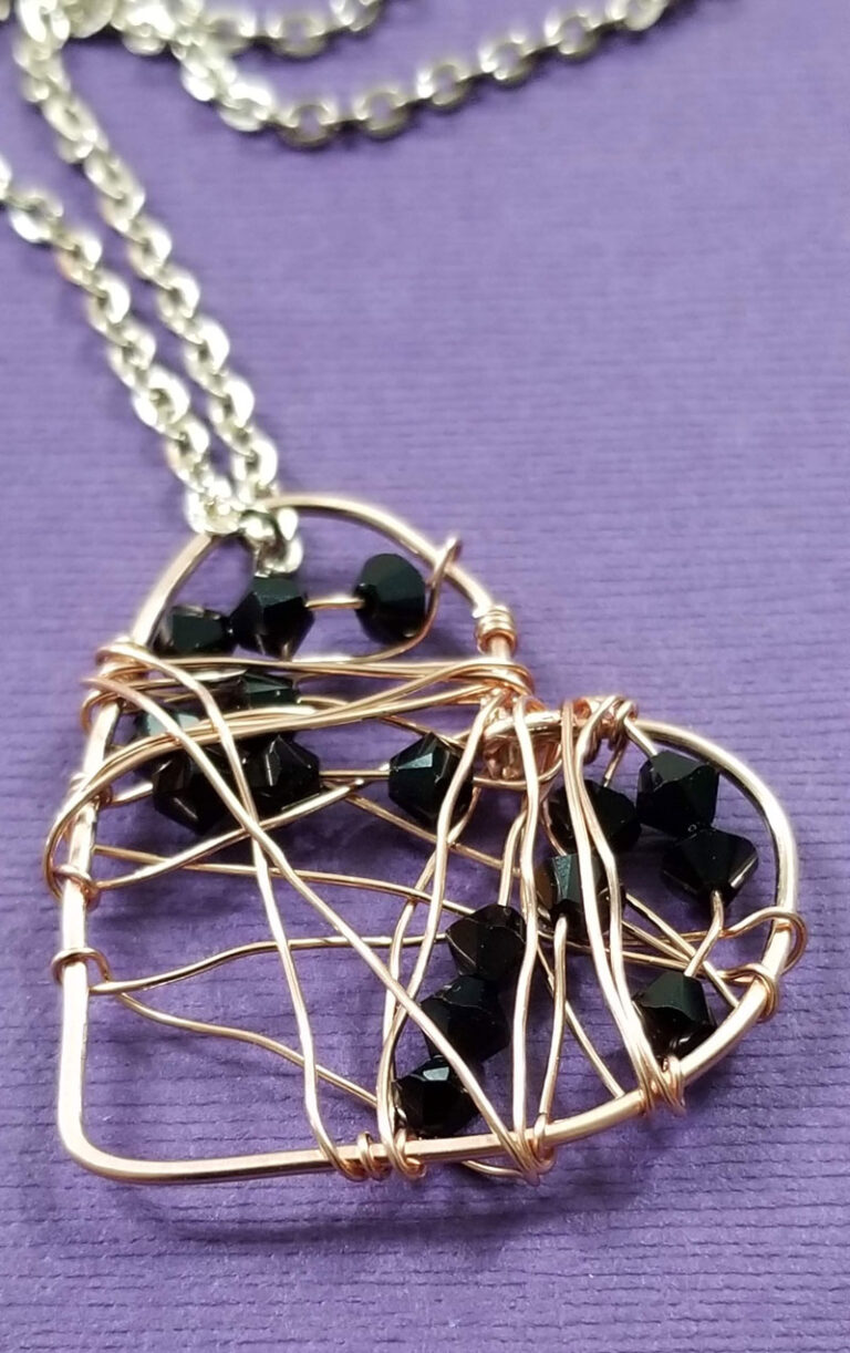 These wire wrapped hearts are stupid simple to create (make a dozen!)