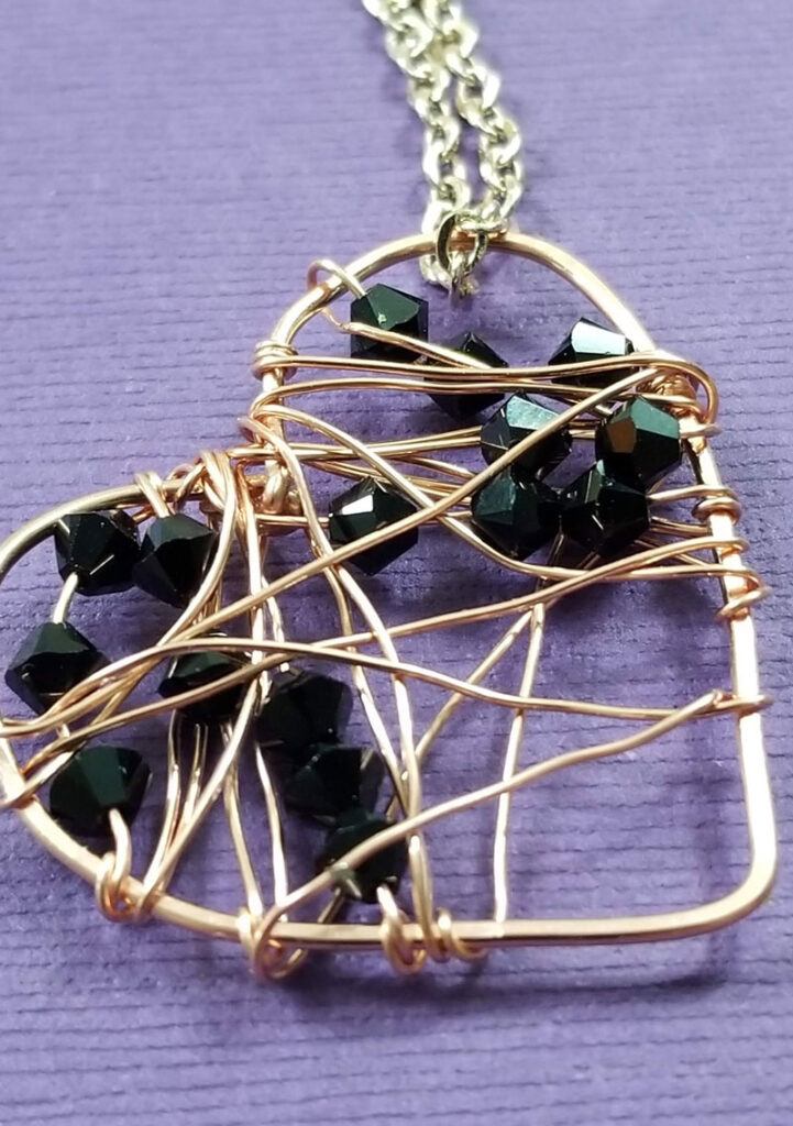 These wire wrapped hearts are stupid simple to create (make a dozen!)