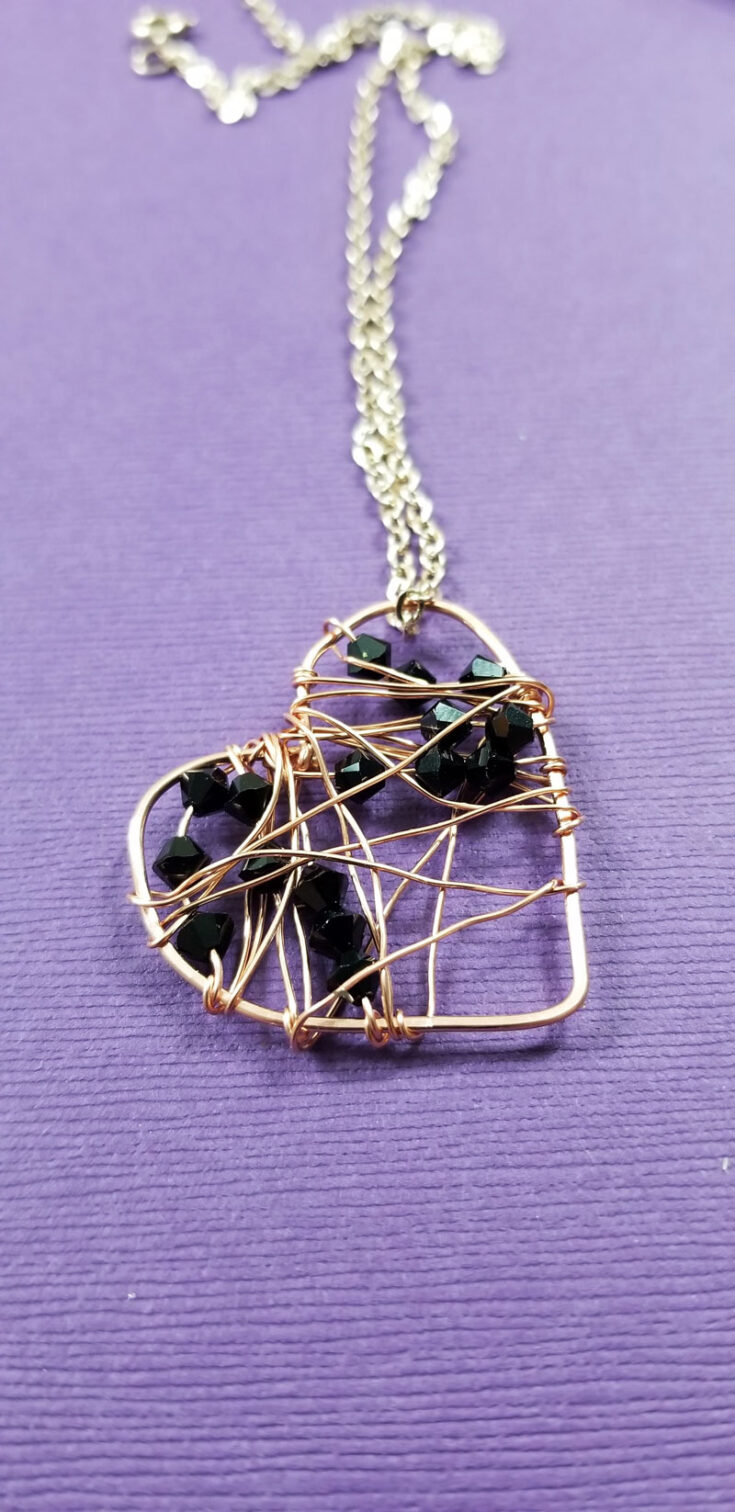 These wire wrapped hearts are stupid simple to create (make a dozen!)