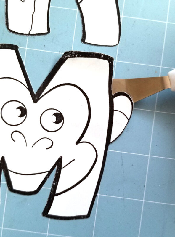 Print and Craft the Cutest Animal Alphabet Puppets! * Moms and Crafters