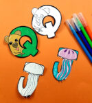 Print and Craft the Cutest Animal Alphabet Puppets! * Moms and Crafters