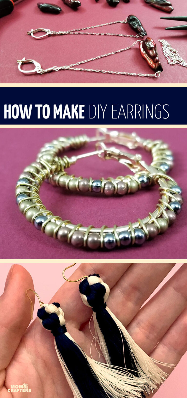 Easy DIY Earrings Anyone Can Make - and you'll definitely want to!