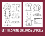 Paper Doll Templates for Spring - Print & Craft! * Moms and Crafters