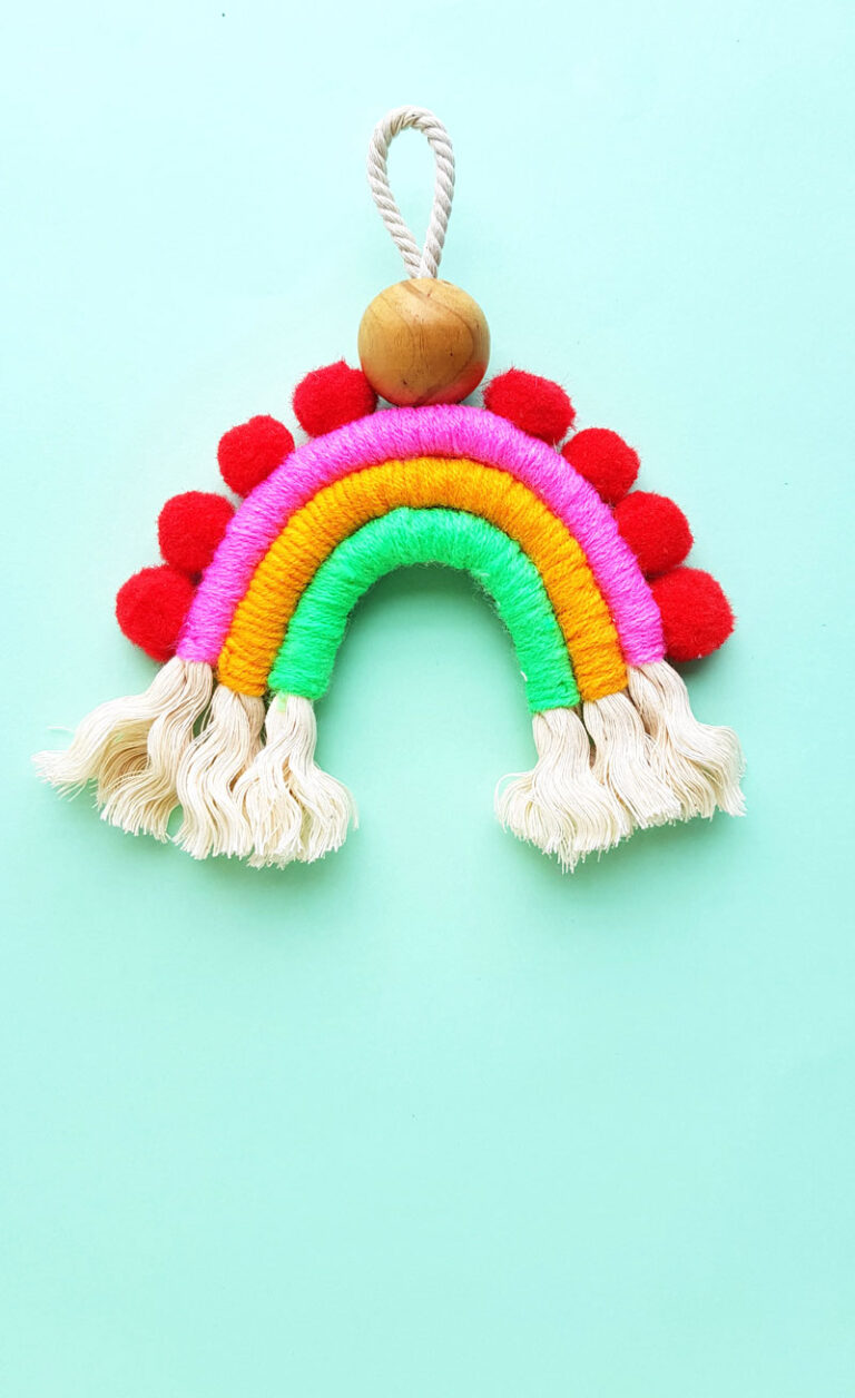 Craft a Macrame Rainbow that's Happy, Gorgeous, and so easy