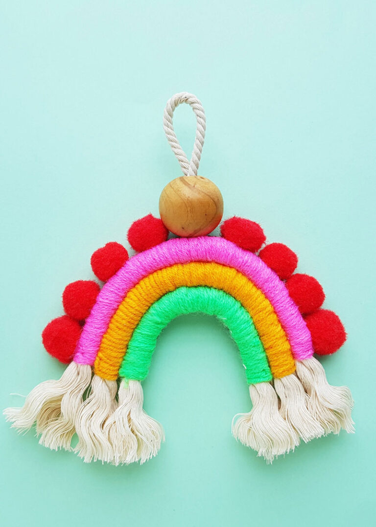 Craft a Macrame Rainbow that's Happy, Gorgeous, and so easy