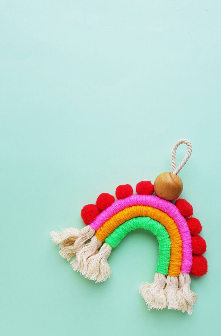 Craft a Macrame Rainbow that's Happy, Gorgeous, and so easy