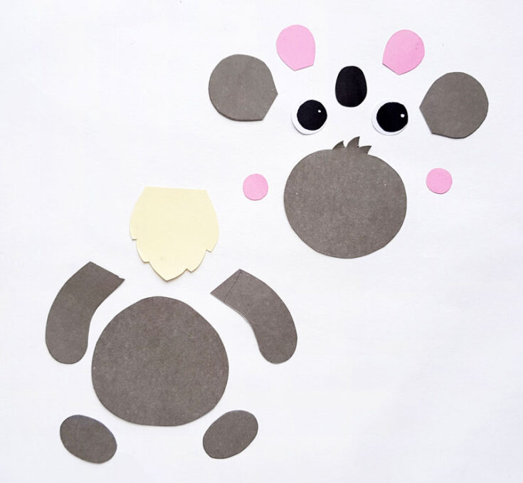 Koala Craft: Make a Koala Hug Bookmark with a free template!