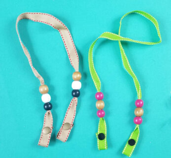 How to Make Mask Lanyards for Boys and Girls * Moms and Crafters