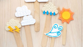 Weather Craft for Kids - Paper Puppets + Free Templates!