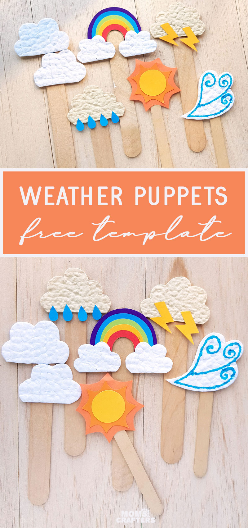Weather Craft For Kids Paper Puppets Free Templates weather-craft-for-kids-paper-puppets-free-templates